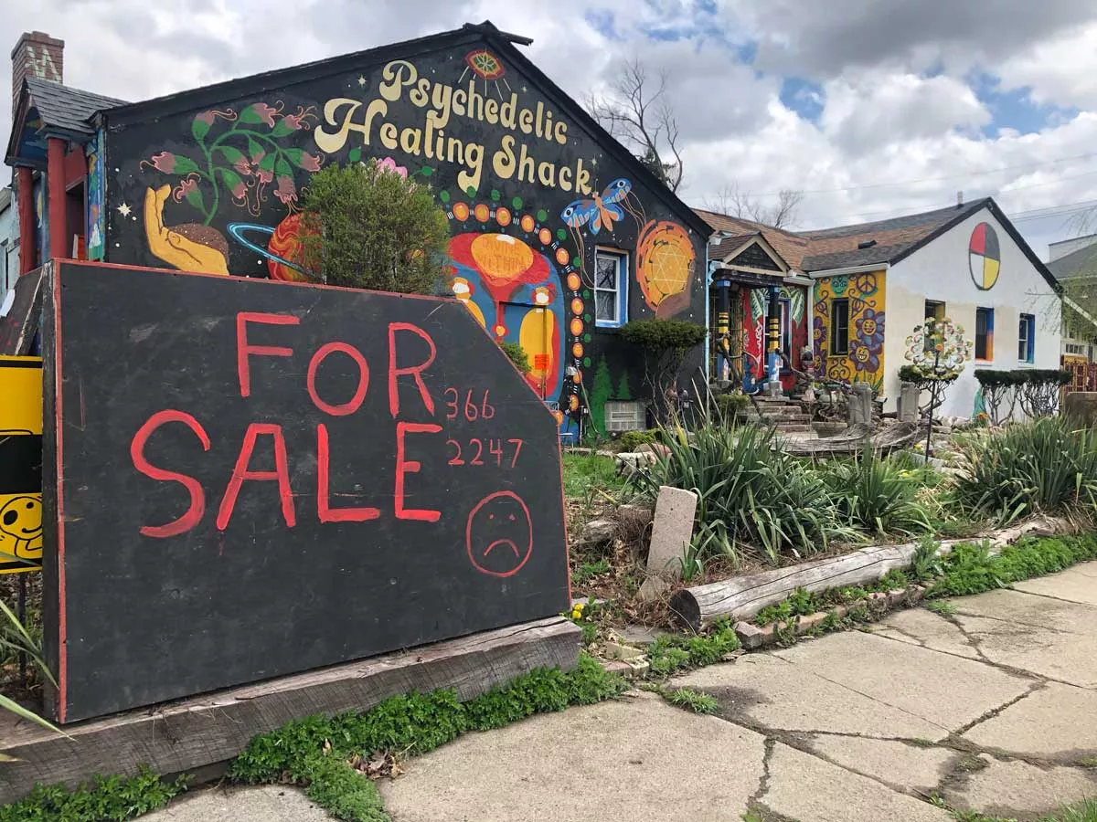 Detroit’s Psychedelic Healing Shack Up For Sale After Owner Harassed By ...